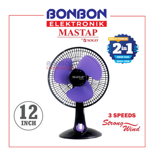 MASTAP Sogo Kipas Angin Meja 12" M-120D / M 120D - 2 in 1 - Desk Fan ...
