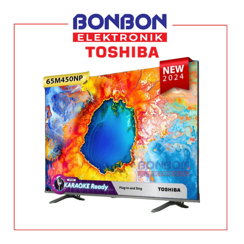 Toshiba QLED TV 65 Inch 65M450NP 4K UHD Smart TV (Free Braket) VIDAA ...