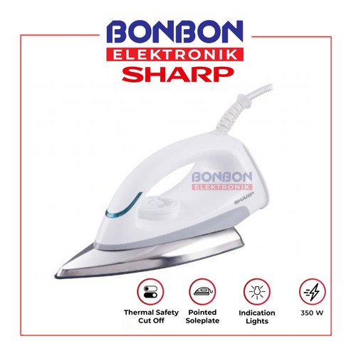 Sharp Setrika Listrik EI-N10-WH / EI N10 White / EI N10 Setrika Dry ...