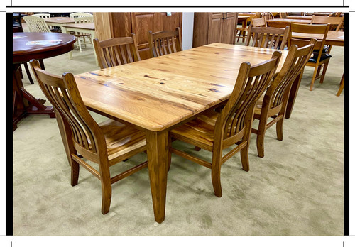Amish Crafted Solid Two Tone Hickory Table | JM Beatty Furniture