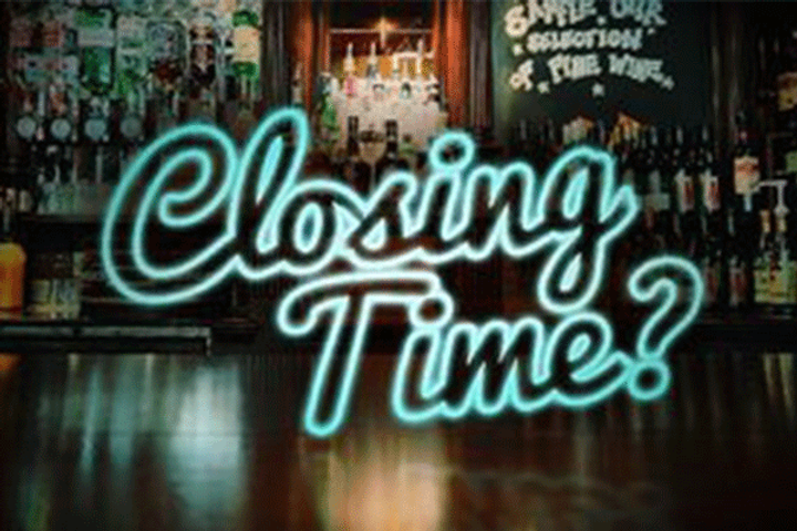 New temporary closing time