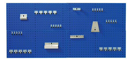 Perfo Panel And Hook Kit 4 x 1M - 40 Hook Kit | Bott Workplace
