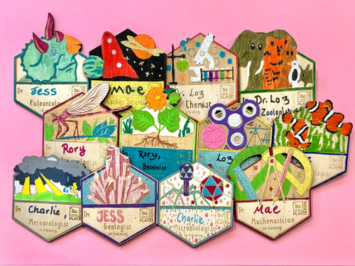 4 Pack of Scientist In Training Badges | SciencePlay Kids