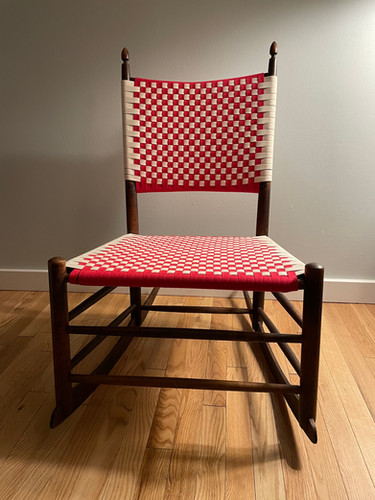 Mount Lebanon Shaker No. 4 Web Back Rocking Chair | Miller Wertheim