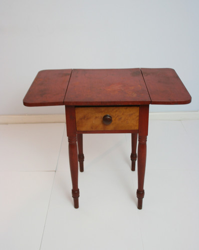 One Drawer Drop Leaf Work Table | Miller Wertheim
