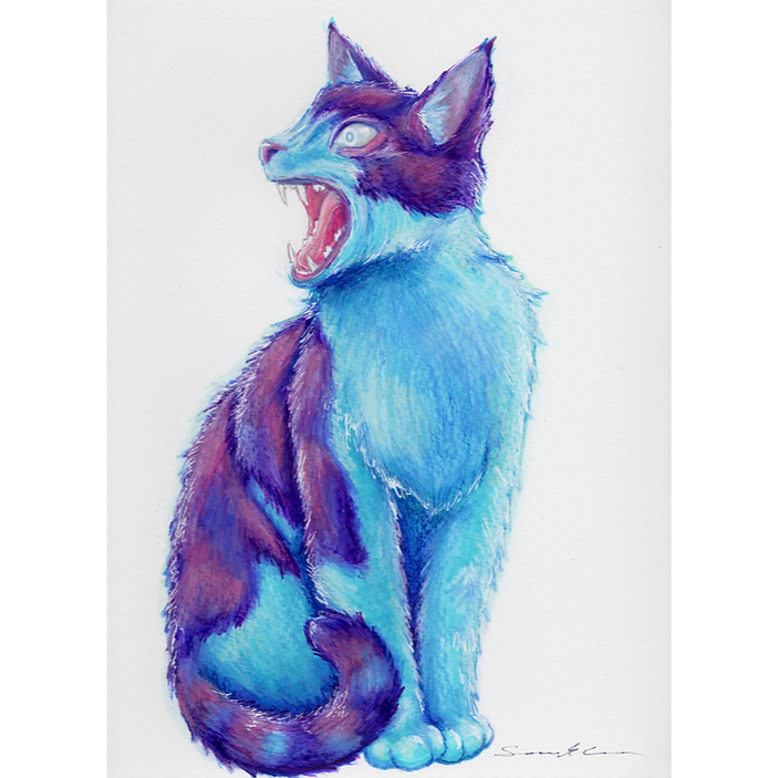 Banshee Cat | Samcarrikerart