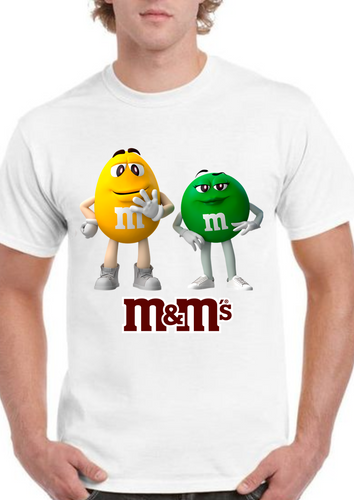 Camiseta blanca - MyM Amarillo y Verde | Animemotion