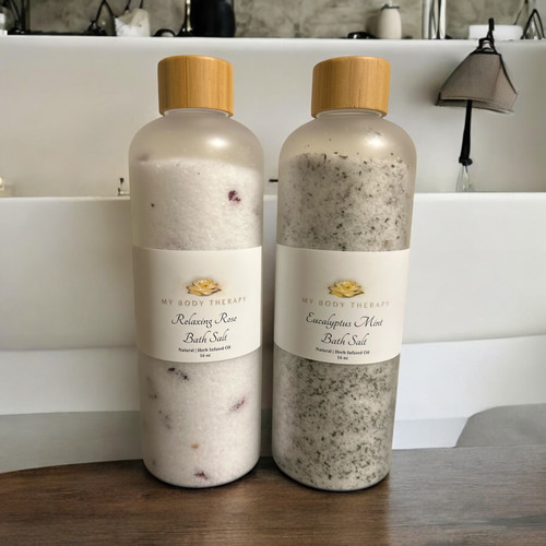 Herb Infused Bath Salts | My Body Therapy