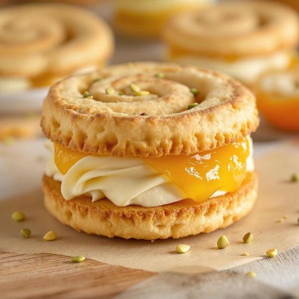 Pistachio and White Chocolate Viennese Whirls| Contestant Dish