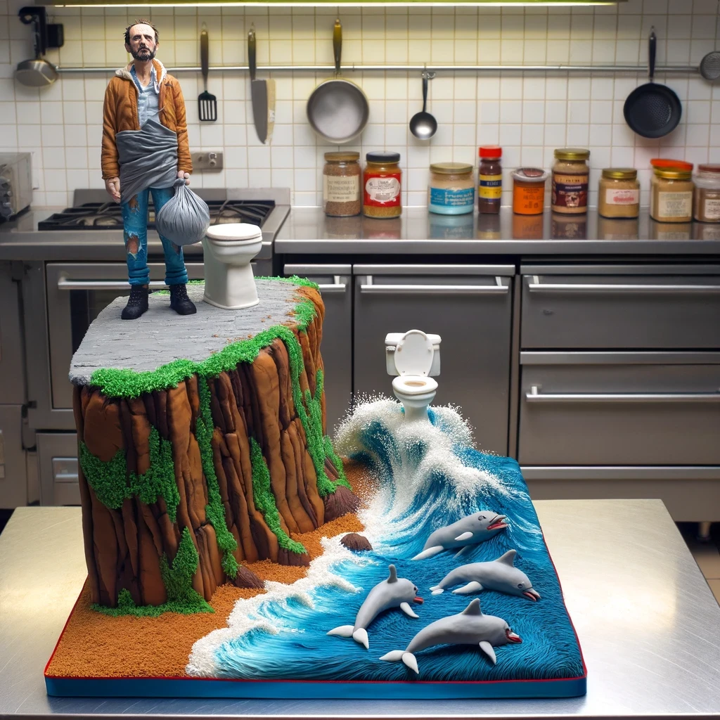 Rhod's NYE Midnight Express Cake | Relaxed Recipes