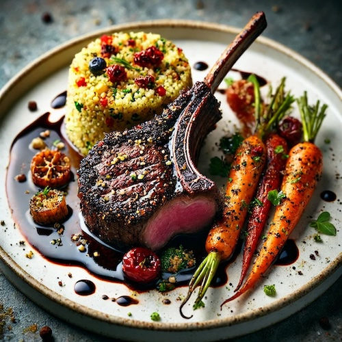 Coffee-rubbed Lamb Chop | MasterChef