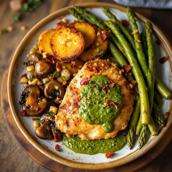 Pan-Seared Airline Chicken with Tostones | Recipe |Relaxed Recipes