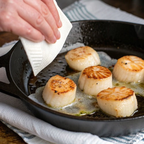 Achieving Perfect Scallop Sear Through Proper Technique | from