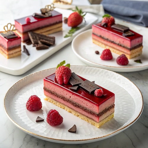 Raspberry and Chocolate Slices | Relaxed Recipes