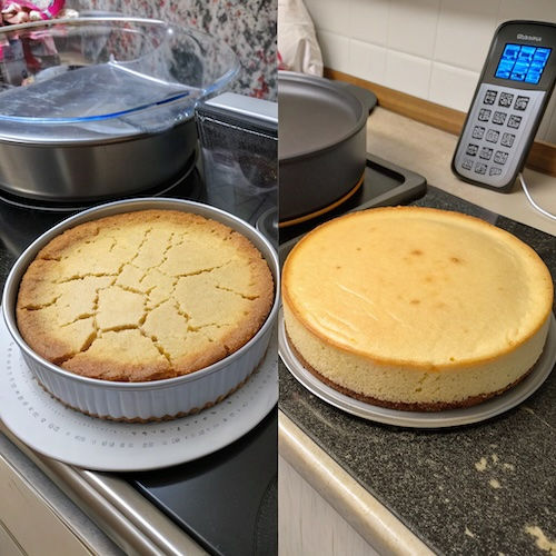 Cheesecake Doneness Test | from