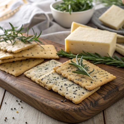 Poppy Seed and Rosemary Crackers| Contestant Dish