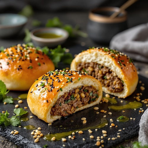 Spiced Lamb Buns | Recipe | Great British Bake Off