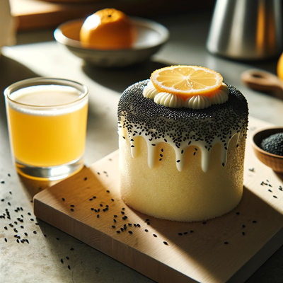 Tasha's Black Sesame and Yuzu Vertical Layer Cake| Contestant Dish