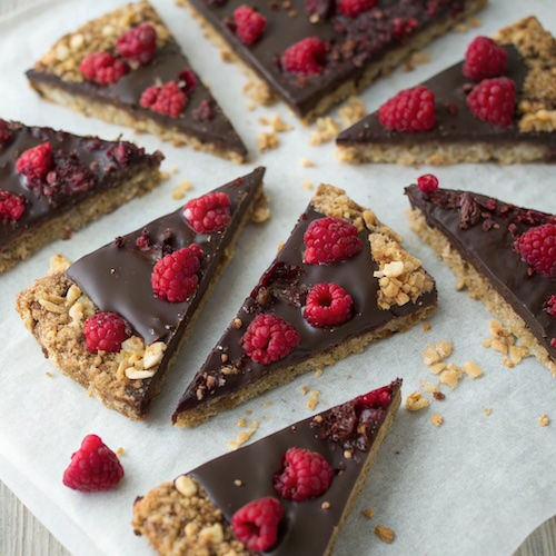 Raspberry, Chocolate and Hazelnut Flapjacks| Contestant Dish