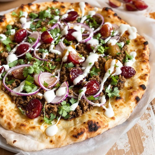 Lamb Kebab-style Pizza | Recipe | Top Chef