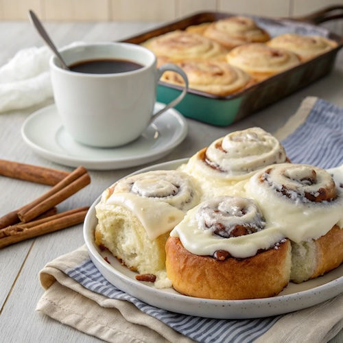 Cinnamon Tear-and-Share Rolls with Cream Cheese Frosting | Recipe ...