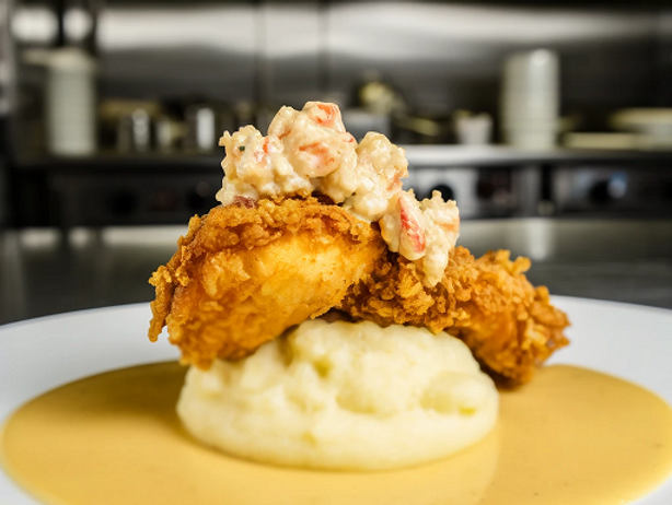 Fried Chicken with Crab Sauce | MasterChef