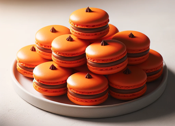 Great British Baking Show ™ recipes & tips8 chocolate orange macarons