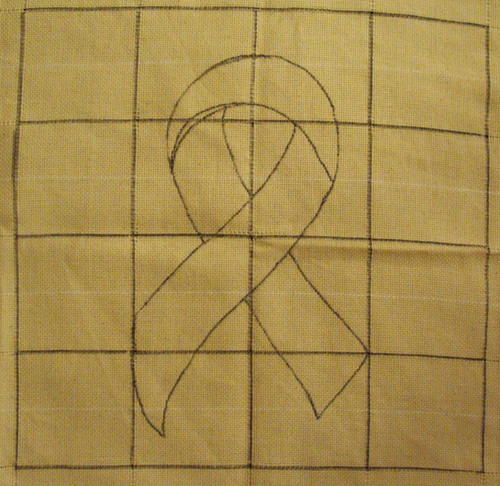 Survivor Ribbon Pattern | textile-studio