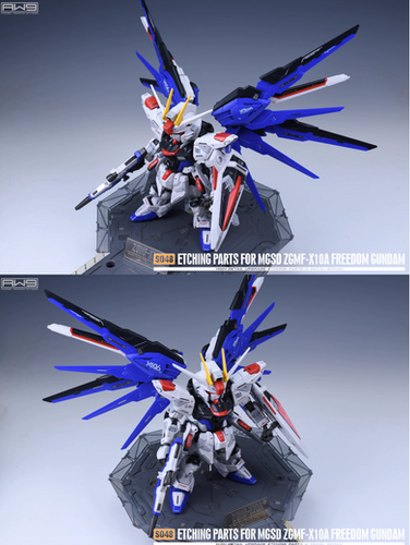 MadWorks AW9 S48 MGSD Freedom Gundam Photo Etch Metal Part Detail ...
