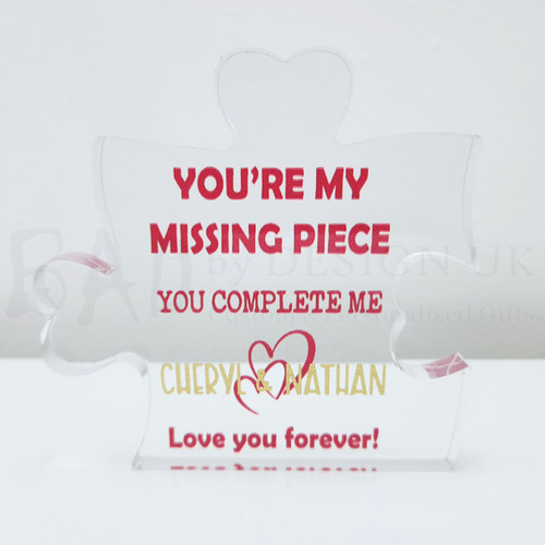 Personalised "Missing Piece" Jigsaw | Bad By Design UKDiscover a ...
