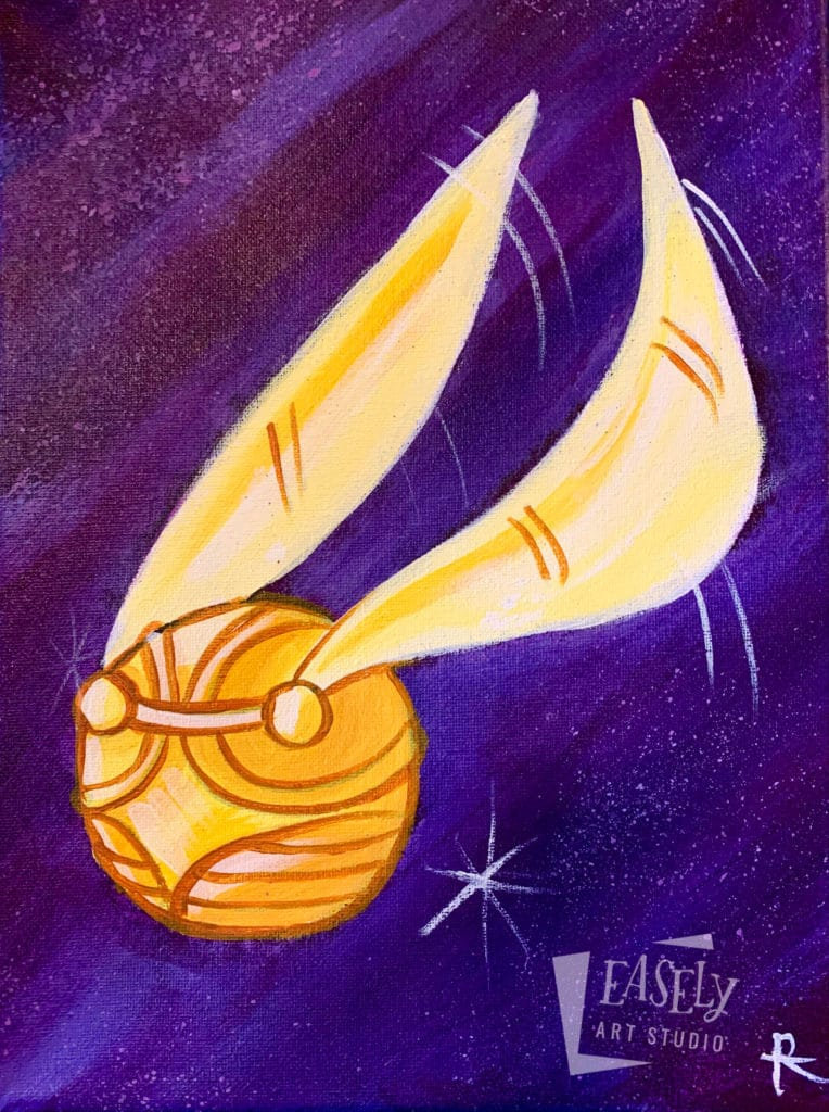 Creative Kids: "Golden Snitch" | Easely Art Studio
