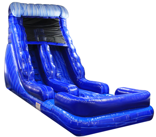 18' Blue Wave Slide | Jumpin Jack's