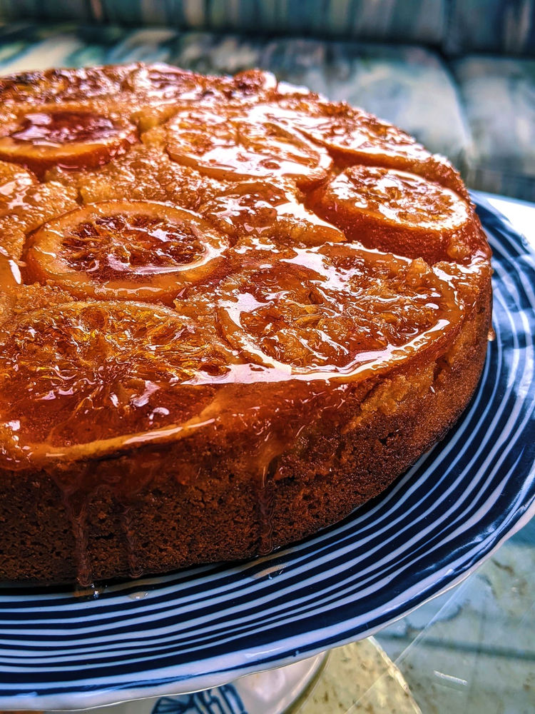 Boiled Blood Orange & Almond Cake