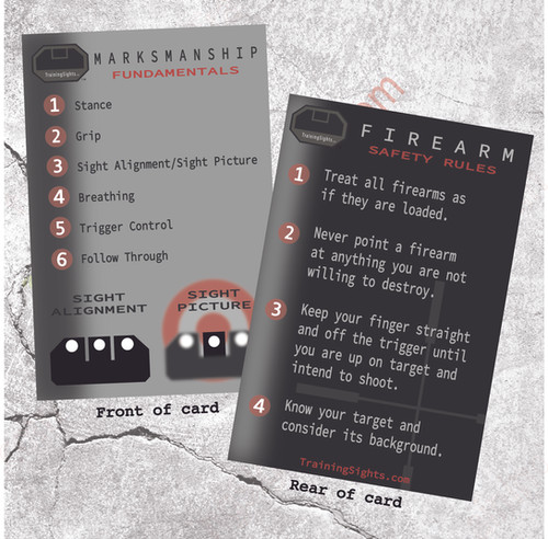 Firearm fundamentals and safety cards | Mysite