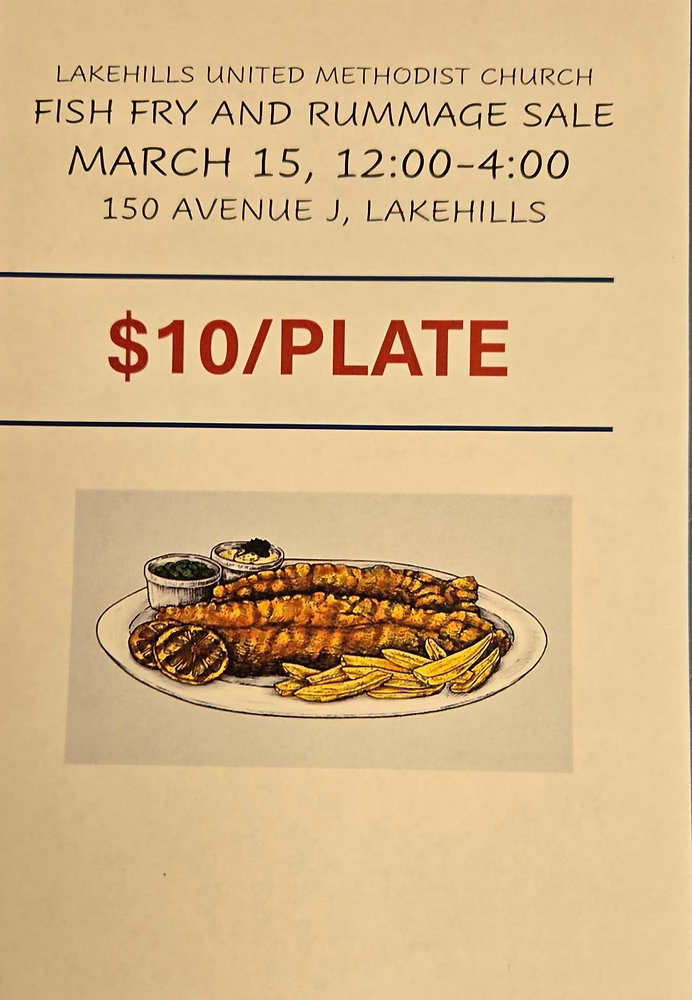 Lakehills UMC - Fish Fry Saturday