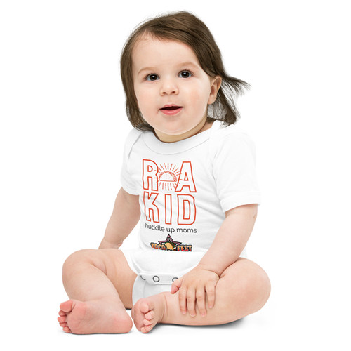 Baby Short Sleeve One Piece | Bella + Canvas 100B | Huddle Up Moms