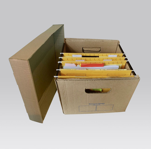 Suspension Box with Railings & Lid | Fileandbox