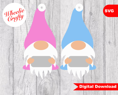 Gonk With Sign SVG | Wheelie Crafty