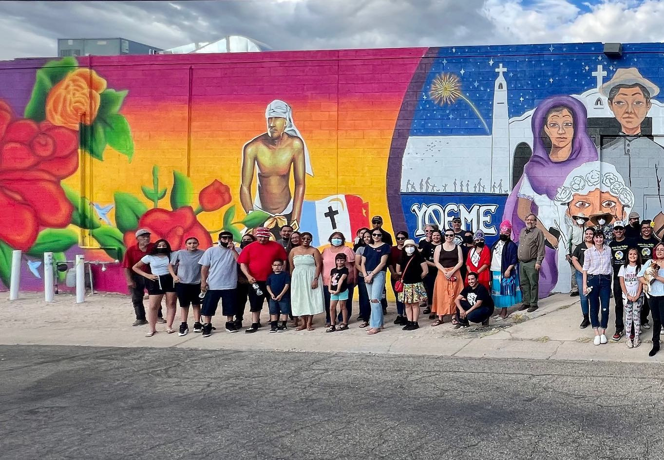 Yoeme Unidos Mural Unveiling at Sonoran Stitch