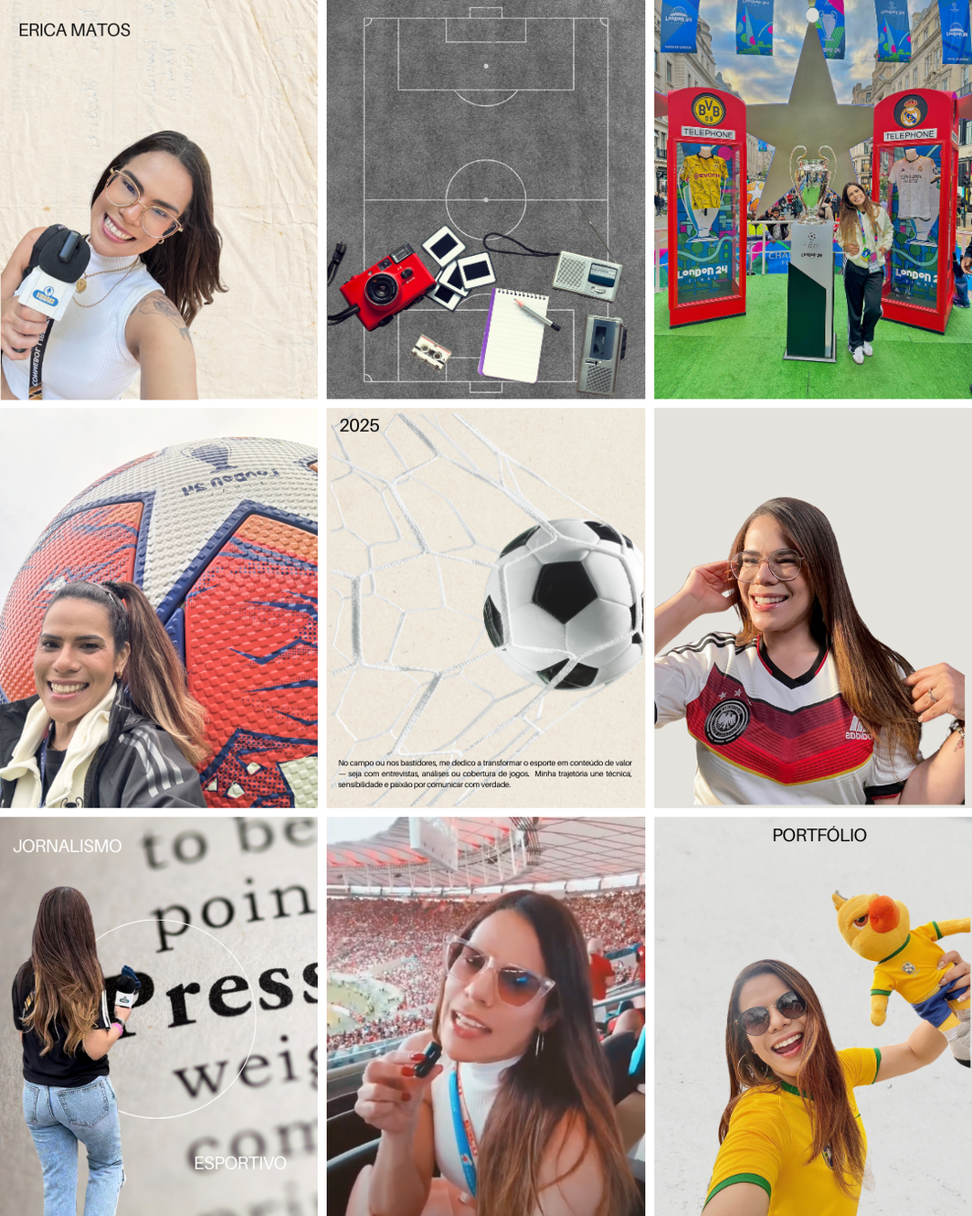 PÁGINA INICIAL | Jornalista Erica Matos