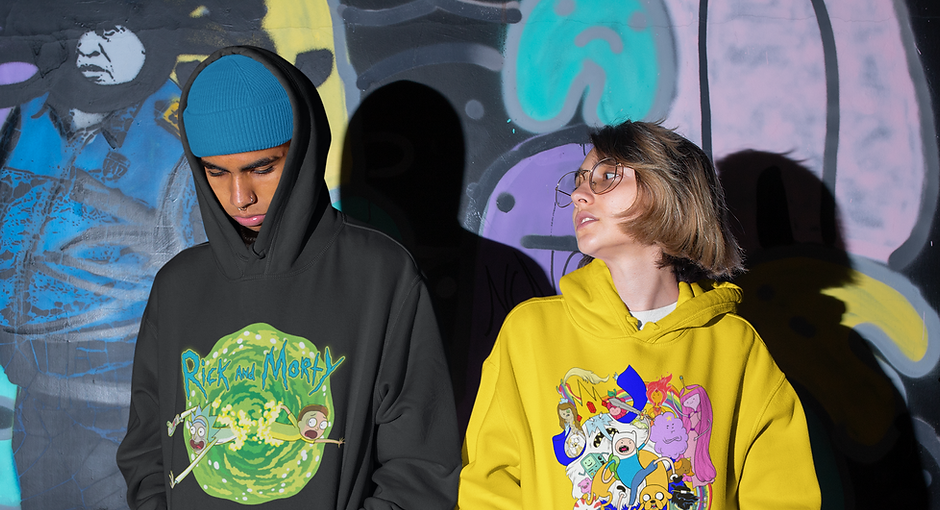 Pop Culture Printed Apparel (Hoodies and Tshirts)| Laizy Crew