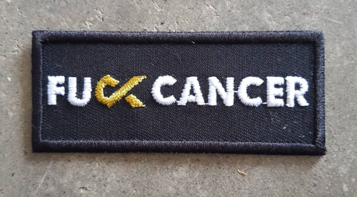 FU** Cancer sew on badge | RACNZ