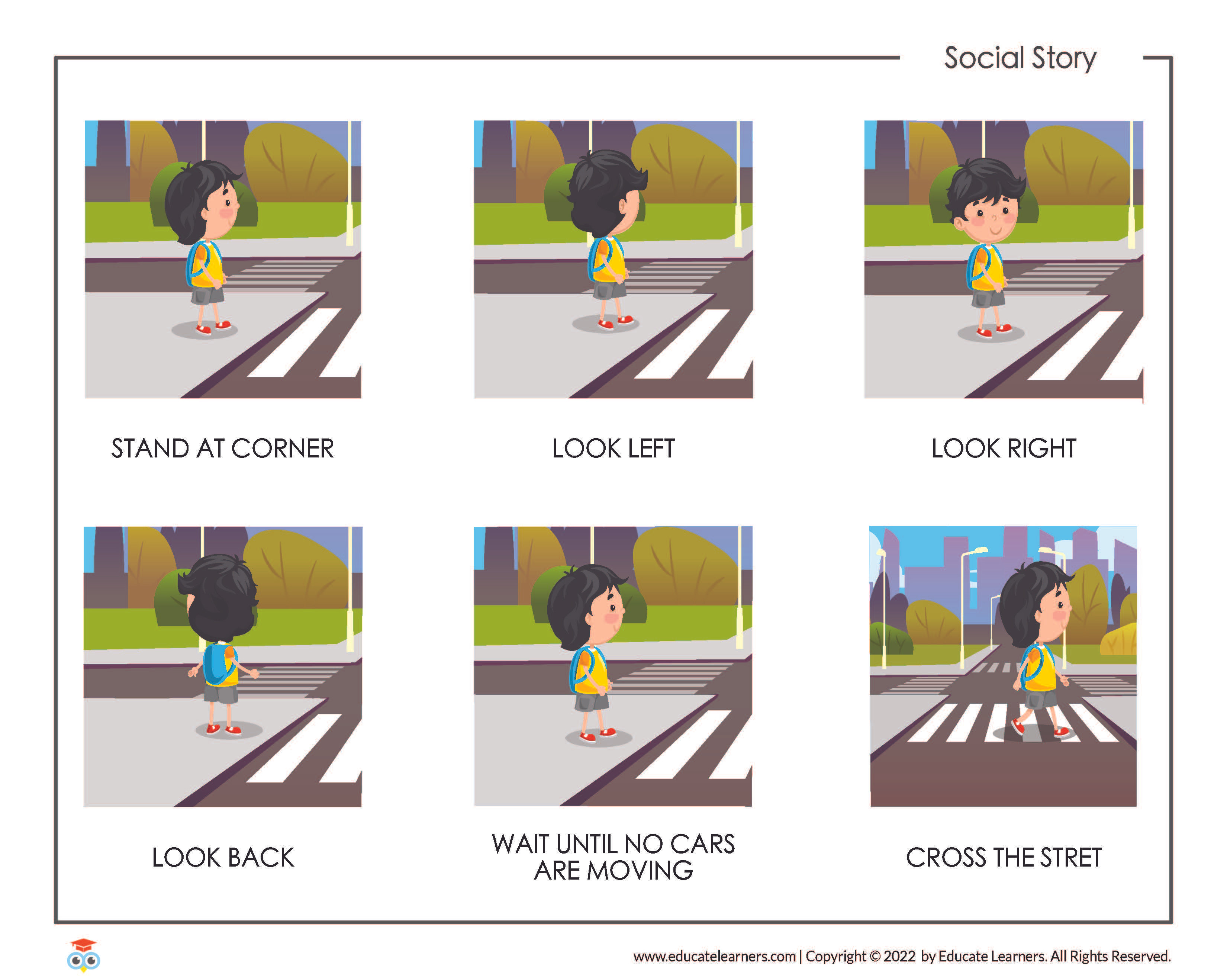 Crossing Street - Social Story EL 59