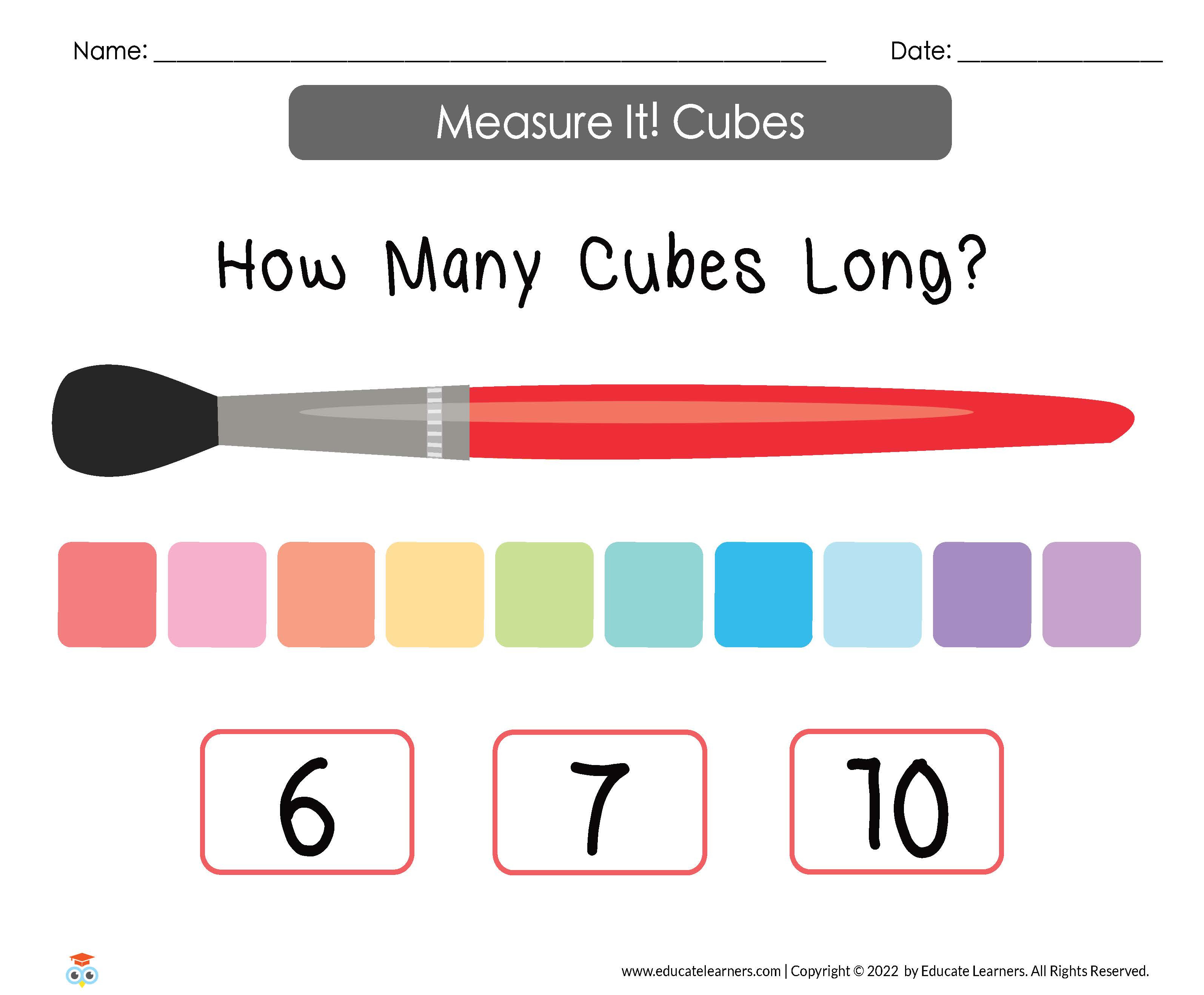 Measure It! Cubes EL 252