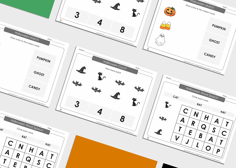 New Free Worksheets | Happy Halloween!!