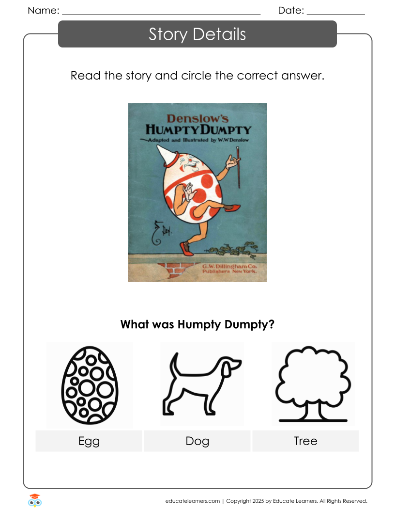 Story Details (Humpty Dumpty) EL 400
