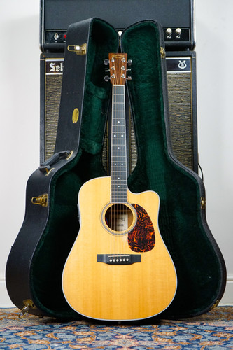 2009 Martin USA DC-160GTE Electro-Acoustic Guitar Natural w/ Original ...