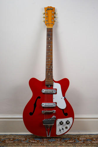 1960s Teisco / Jedson Made in Japan Thinline Hollowbody Electric Guitar ...