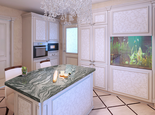 GRAY MIST GRANITE COUNTERTOP | SB TILE AND STONE