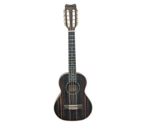 Freshman UKEBONYT8STRING Tenor Ebony 8 String Ukulele